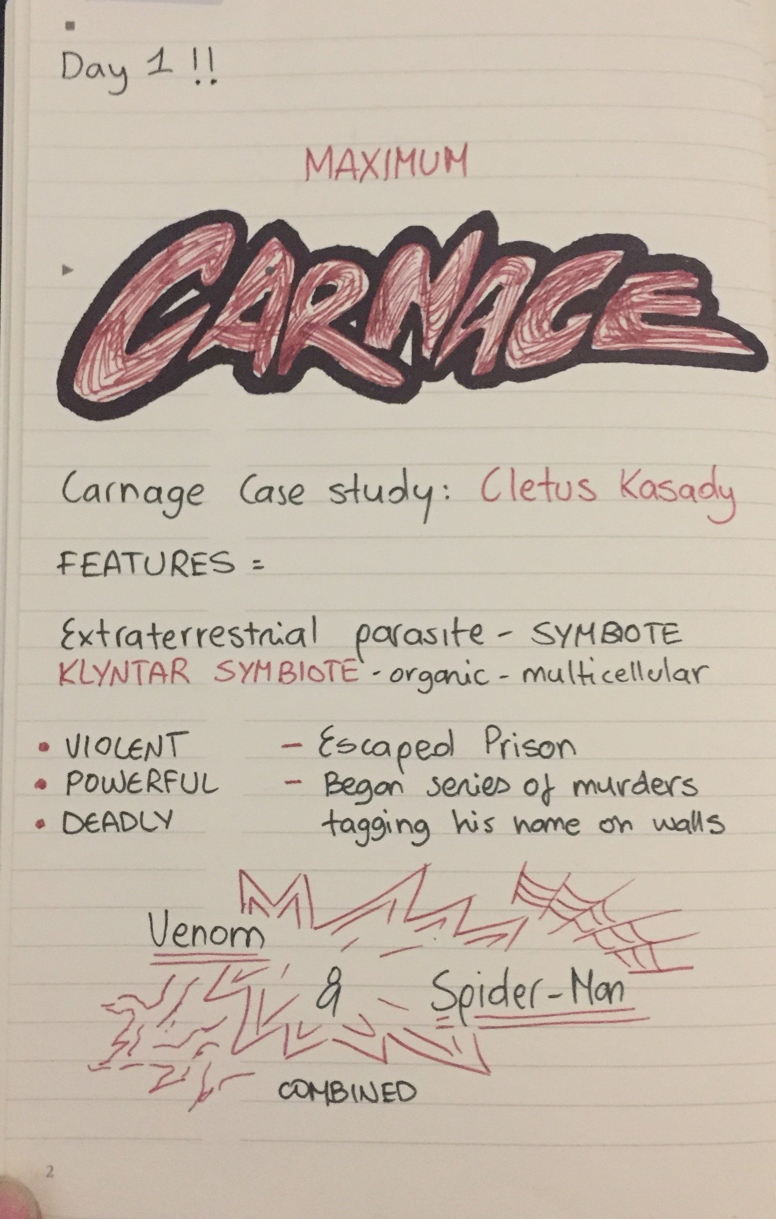Title Sequence Design: The Deadly Carnage - Jhox